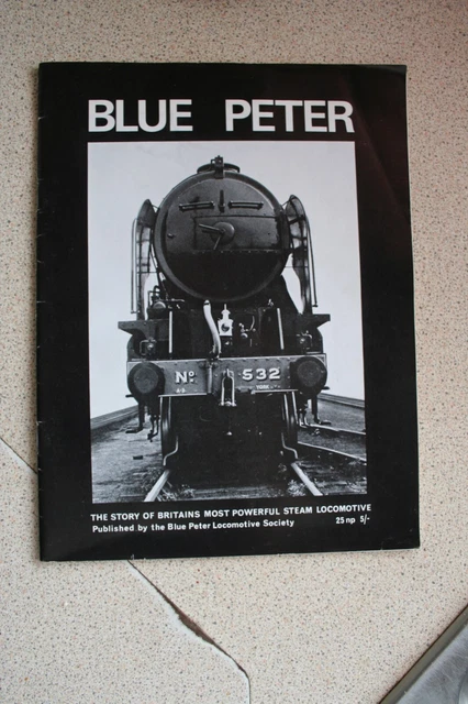 BRITISH RAIL LNER A2 Pacific Steam Locomotive Blue Peter Book 1970 £2. ...
