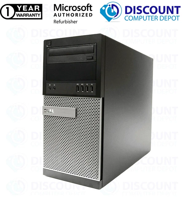 DELL OPTIPLEX TOWER Windows 10 Pro Desktop Computer 8GB 1TB HDD Intel ...