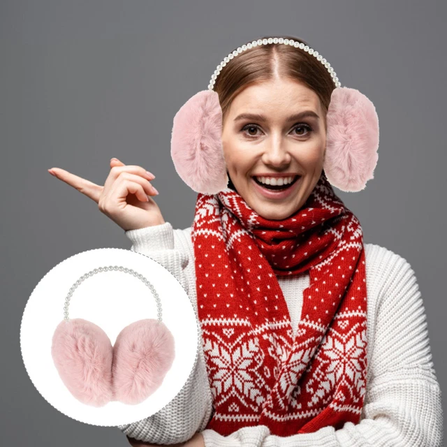 2 PCS GIFTS for Girls Earmuffs Kids Plush Winter Artificial Toddler £12 ...