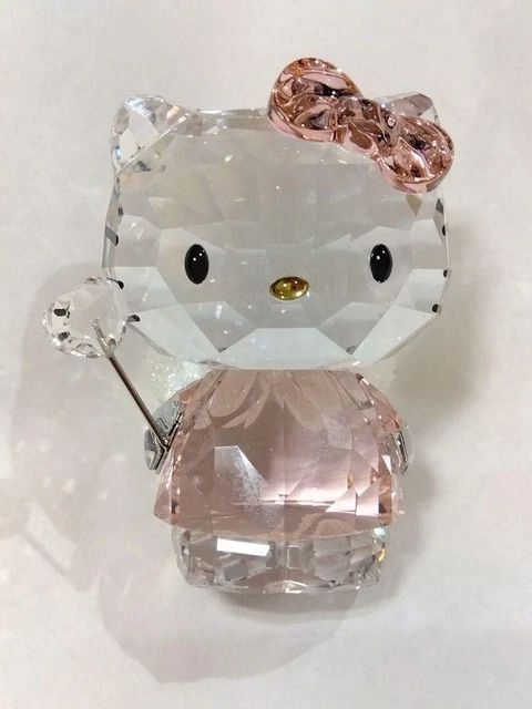 SWAROVSKI FIGURINE HELLO Kitty Fairy angel pink Used F/S £200.55 ...