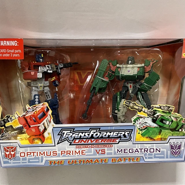 TRANSFORMERS UNIVERSE OPTIMUS Prime vs Megatron The Ultimate Battle ...