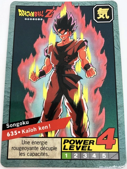 Songoku Dragon Ball Z Dragon Ball Super Battle Carte Bandai Japan 1995 635 Eur 400 Picclick Fr