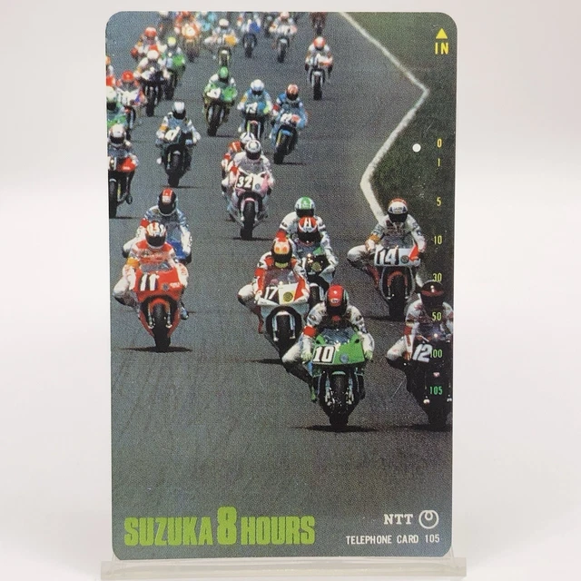 RACE BIKE SUZUKA 8 Hours Telephone Card NTT Used Japan Limited Retro 1991 F/S £14.34 - PicClick UK
