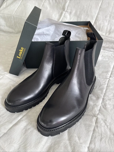 LOAKE DESIGN HUXLEY Men's Lightweight Chelsea Boots, Size 7.5 F black ...