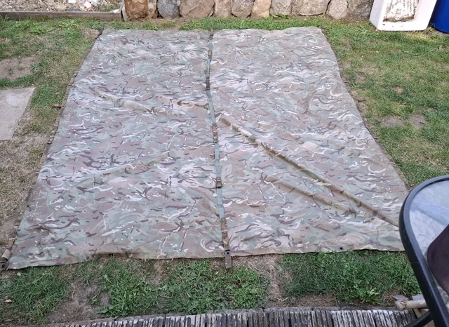 BRITISH ARMY / Military Survival MTP Basher/Basha Tarp/Shelter Sheet ...