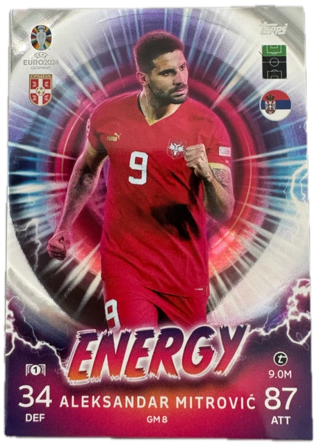 TOPPS EURO 2024 Match Attax - Energy Aleksandar Mitrovic GM8 EUR 14,19 - PicClick IT