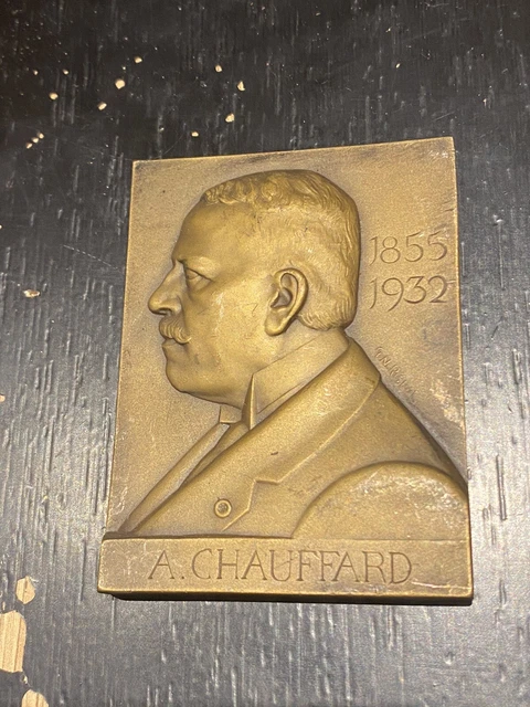 MEDAILLE BRONZE PROFESSEUR Chauffard, 1932, Dimension 5.5 X7 Cm EUR 10 ...