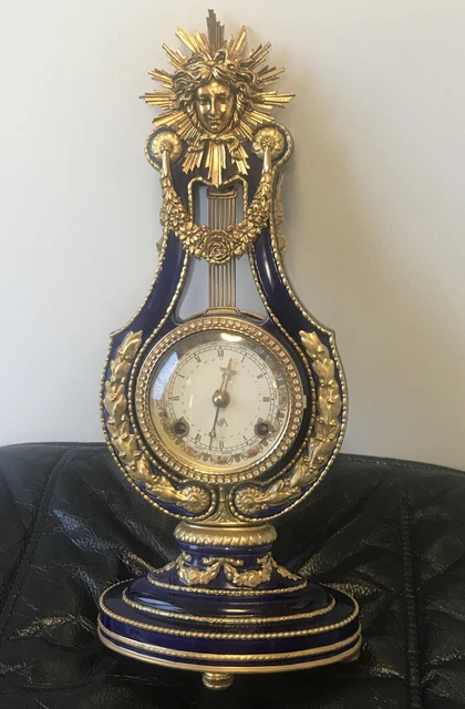 STUNNING MARIE ANTOINETTE Clock Replica V&A Museum Needs A Service £138 ...