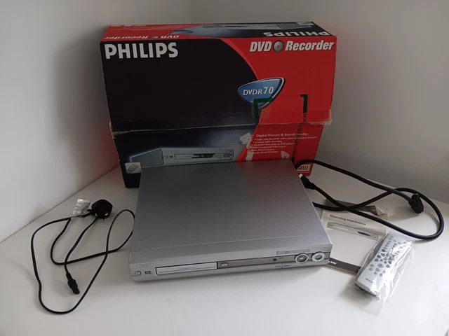 PHILIPS DVDR70 DVD Player Recorder - transfer your camcorder tapes to ...