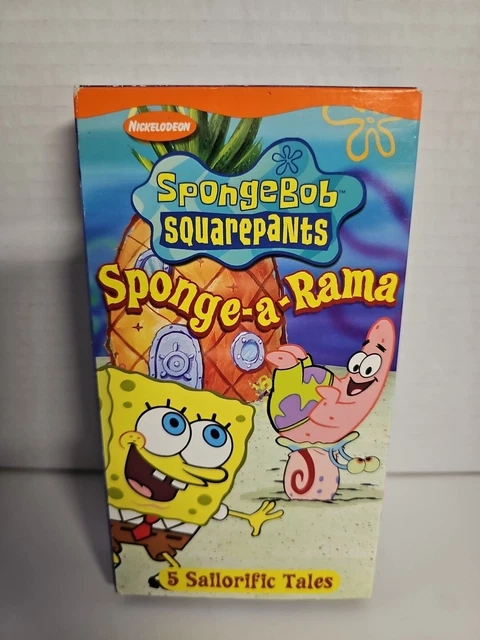 SPONGEBOB SQUAREPANTS: SPONGE-A-RAMA VHS 2003 Nickelodeon 5 Episodes ...