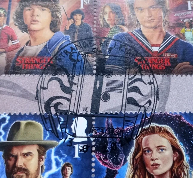 2026 STRANGER THINGS Set Of 10 On Fdc Strange St Leigh Postmark £17.95 ...
