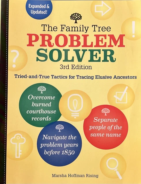 THE FAMILY TREE Problem Solved by Marsha Hoffman Rising - Brand New ...
