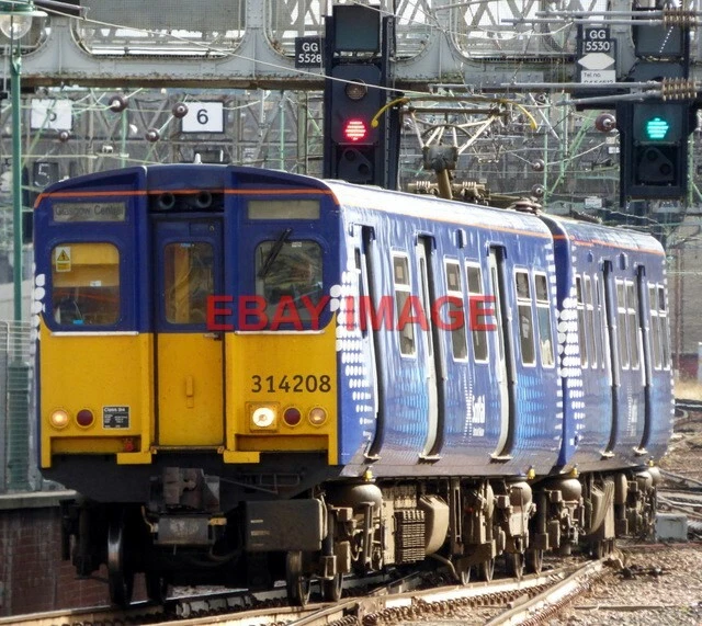 PHOTO (2) Central Scotrail Class 314 Train Number 314208 Approaching ...