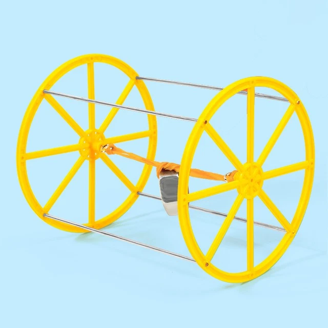 PHYSICS SCIENCE EXPERIMENT Kit With Hookes Law Magnetic Wheels For ...