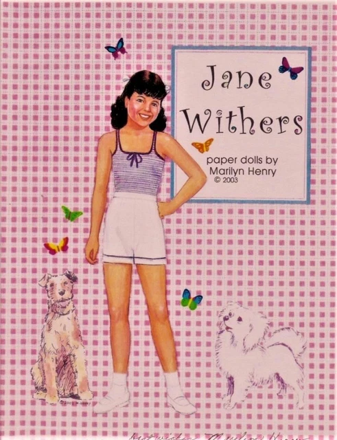 Jane Withers Paper Dolls