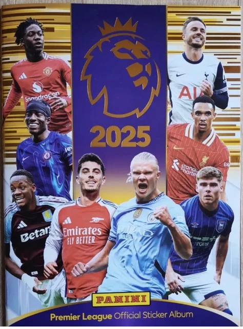 PANINI PREMIER LEAGUE 2025 Official Sticker Album Empty 24/25 Season - Brand New £2.79 - PicClick UK