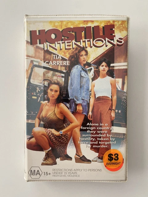 HOSTILE INTENTIONS [VHS] Roadshow Palace Video Ex-Rental Tape 1995 Tia Carrere $29.95 - PicClick AU