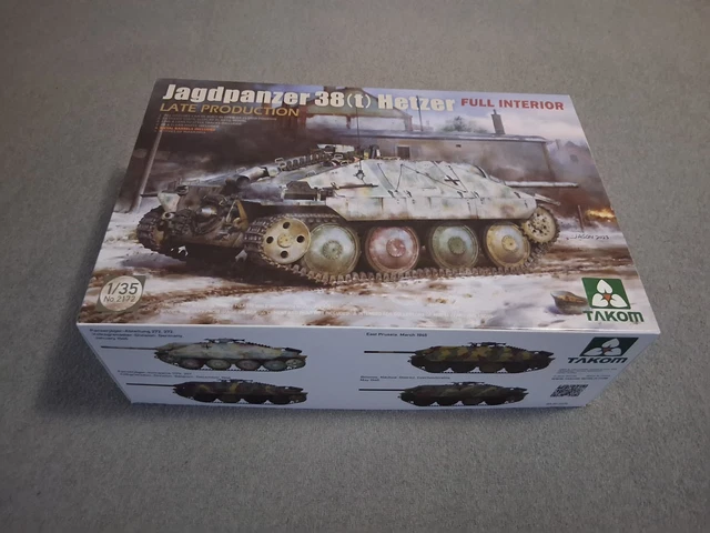 TAKOM 2172 JAGDPANZER 38(t) Hetzer Full Interior Late Production in 1: ...
