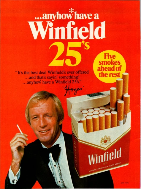 1978 WINFIELD 25S Cigarettes Paul Hogan Vintage Original A4 Print Ad £ ...