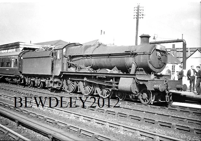 NEGATIVE 35MM GWR 6957 "NORCLIFFE HALL" IN OXFORD STATION NO DATE ...