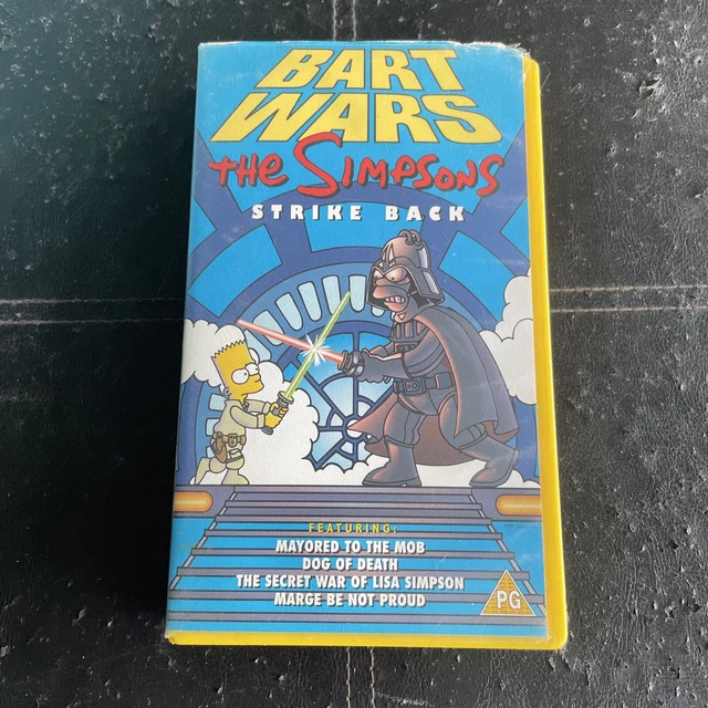 RARE VINTAGE THE Simpsons Bart Wars (Animated) (VHS/SUR, 1999) £1.00 ...