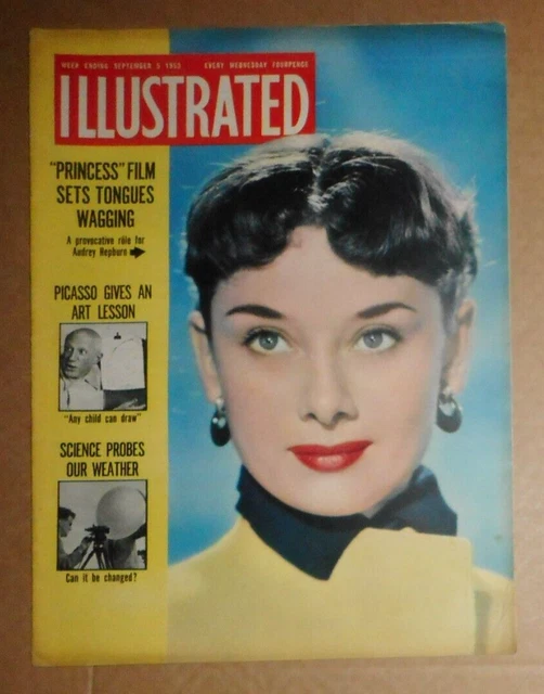 Illustrated Magazine 5th September 1953 Audrey Hepburn Roman Holiday Picasso £999 Picclick Uk