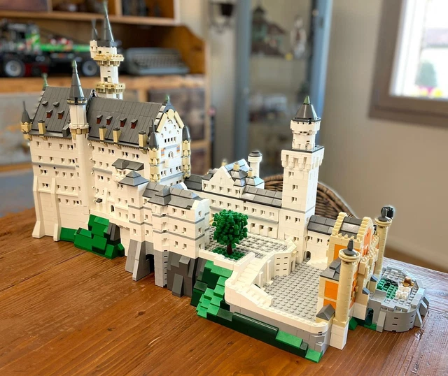 LEGO MOC NEUSCHWANSTEIN Castle £861.10 - PicClick UK