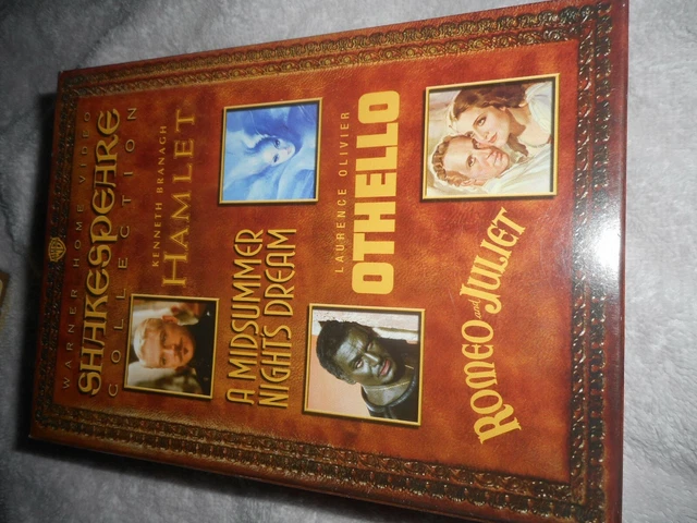 WARNER HOME VIDEO shakespeare collection-hamlet- a missummer nights ...