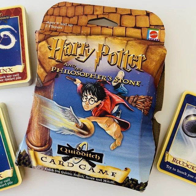 HARRY POTTER AND The Philosopher's Stone Quidditch Card Game Vintage ...