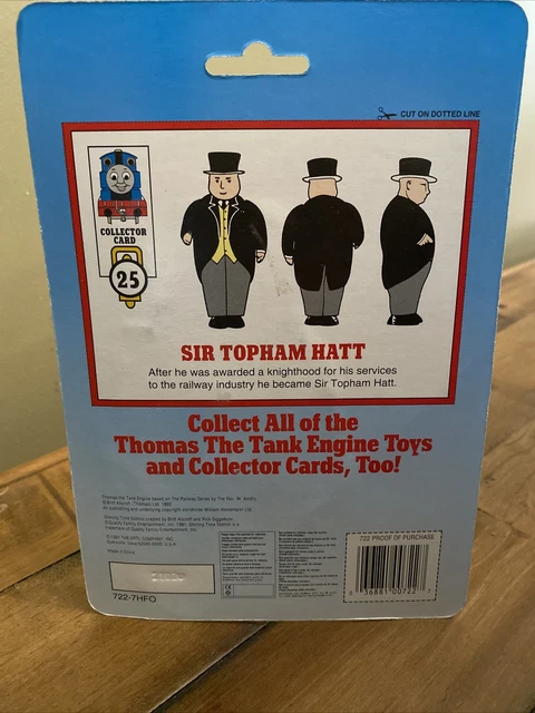 THOMAS TRAIN ERTL Guillane Sir Topham hatt Wind-up Walking Figure New ...