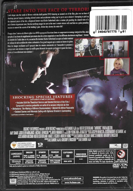 MIRRORS (UNRATED) - Keifer Sutherland , Amy Smart - J.K.Rowling - Used ...
