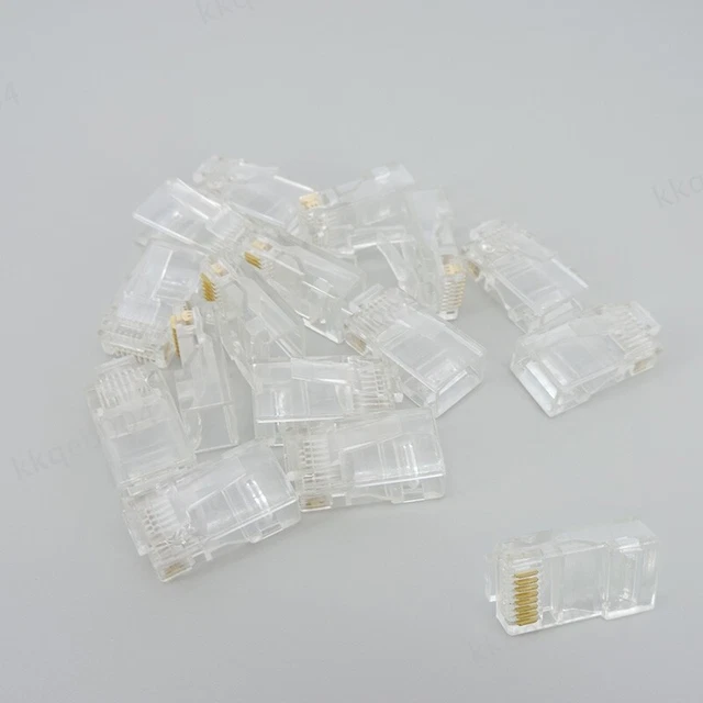 RJ-45 NETWORK CABLE module crystal plug CAT-5/5e 8 core Ethernet ...