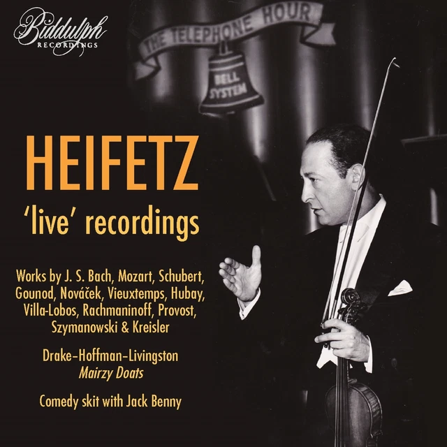 JASCHA HEIFETZ HEIFETZ: 'Live' Recordings (CD) Album (PRESALE 15/11 ...
