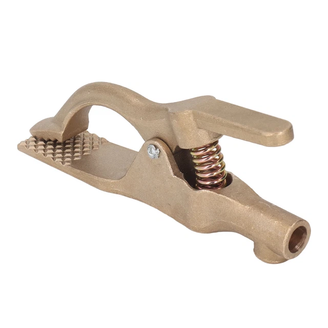 WELDING GROUND CLAMP 500A Ground Wire Clamp 35mm Opening For Industrial ...