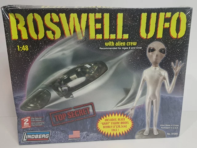 KIT MODÈLE SCELLÉ Lindberg Roswell OVNI avec équipage extraterrestre 2007 EUR 54,67 - PicClick FR