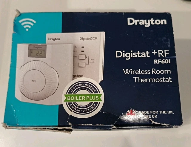 DRAYTON RF601 DRAYTON Digistat and RF Wireless Room Thermostat £38.15 ...