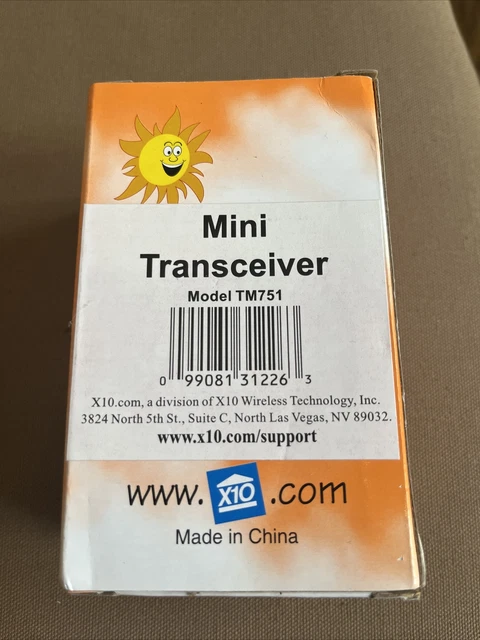 X-10 POWERHOUSE MINI-TRANSCEIVER Module (Model TM751) 120V 60Hz $14.99 ...