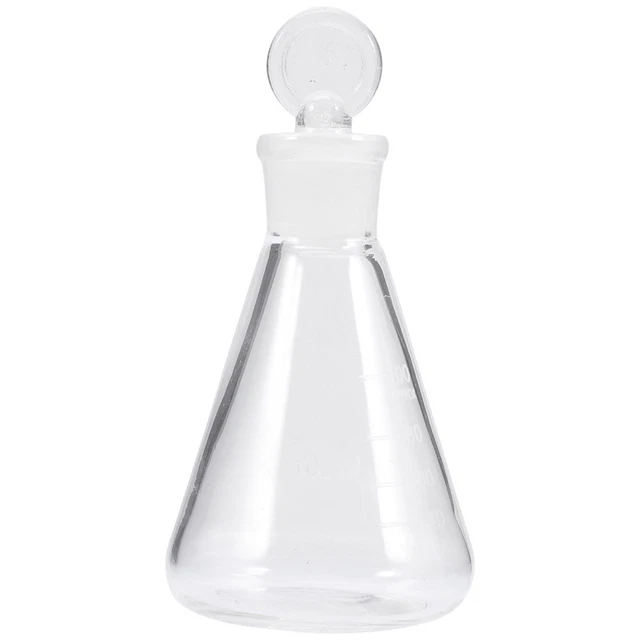 ERLENMEYER FLASK STOPPER Erlenmeyer Flask Laboratory Conical £12.61 ...