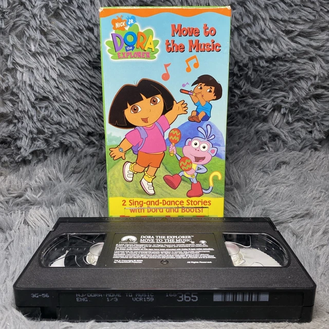 DORA THE EXPLORER Move to the Music VHS Tape 2002 Nick Jr Paramount ...