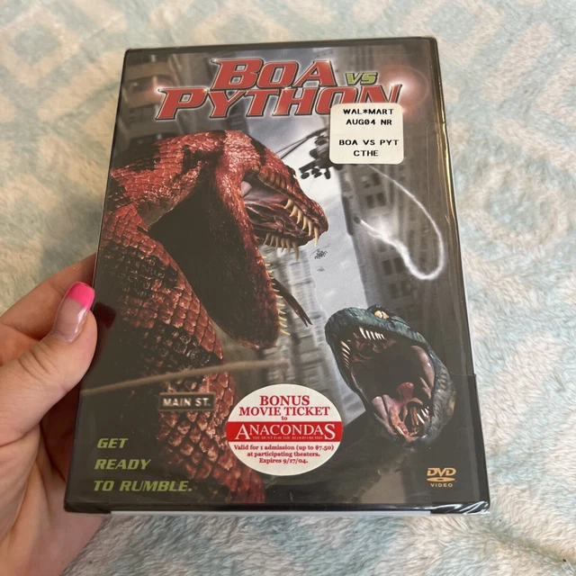 BOA VS. PYTHON DVD Pantalla Ancha David Hewlett, Jaime Bergman Raro ...