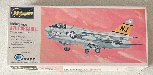 HASEGAWA 1/72 LING-TEMCO Vought A-7A Corsair II $14.99 - PicClick
