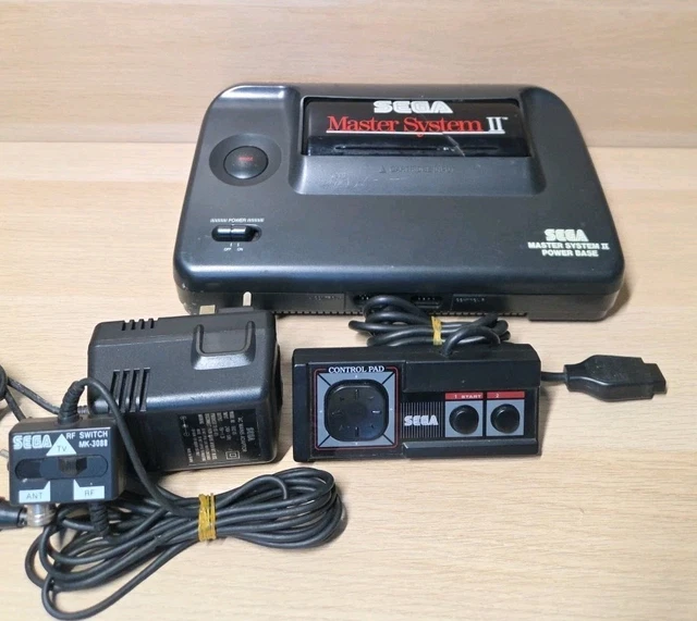 SEGA MASTER SYSTEM II 2 Console Sonic Built-In | Controller | All Leads ...