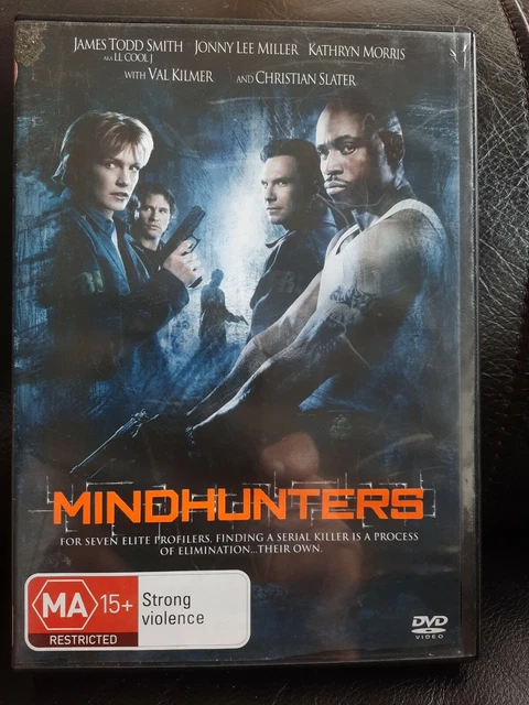MINDHUNTERS DVD VAL Kilmer Christian Slater Genuine Region 4 Thriller ...