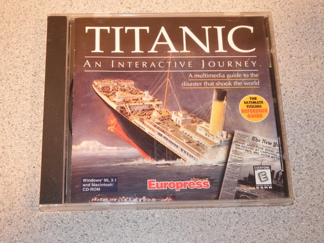 TITANIC: AN INTERACTIVE Journey PC/Mac CD-ROM for Windows 95/3.1 ...