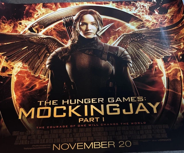 THE HUNGER GAMES Mocking Jay part 1 Movie Poster 102cms by 76 CM Film ...