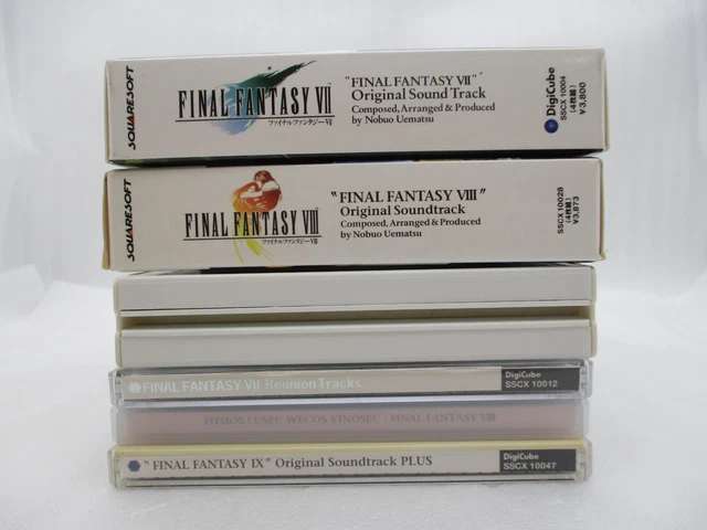 FINAL FANTASY BANDE Originale & Arrangement CD FF7 FF8 FF9 Japan 6CDs ...