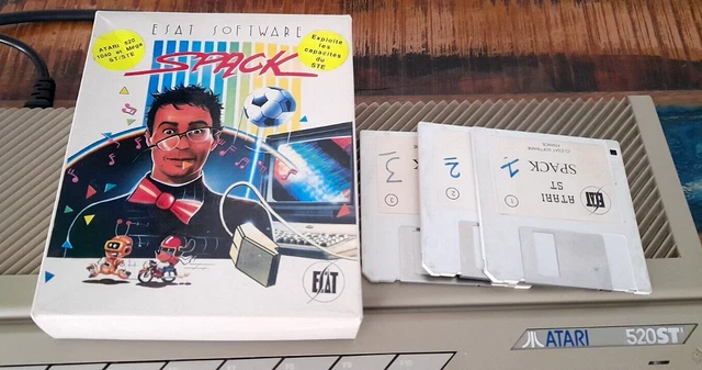RARE LOGICIEL CRÉATEUR démo SPACK - Atari ST STE STF - Esat Software ...