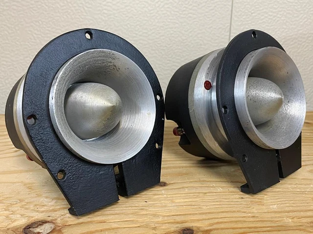 JBL 075 HORN Tweeter Pair 8 Ohm Vintage Audio Speakers Red Sealed Design With £1,023.16 ...