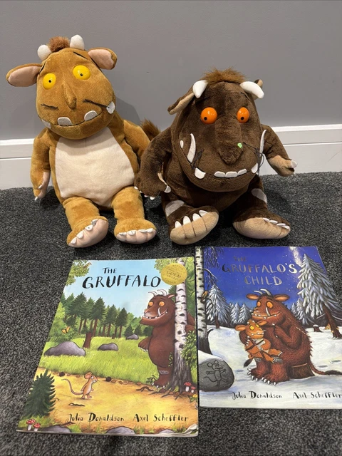 LARGE GRUFFALO & Gruffalo Child soft plush toy and book bundle £19.99 ...