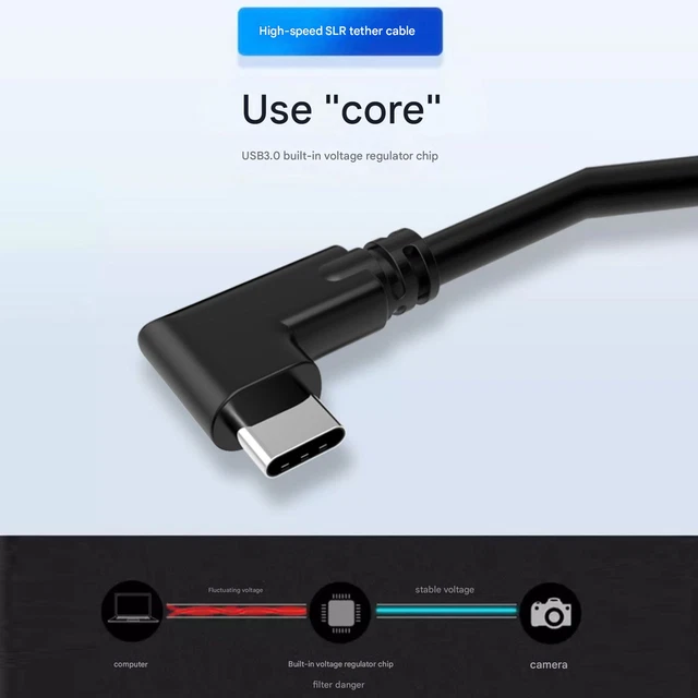 10FT OR 16FT Link Cable for Oculus Quest 2/3 Type C-C PC Gaming ...